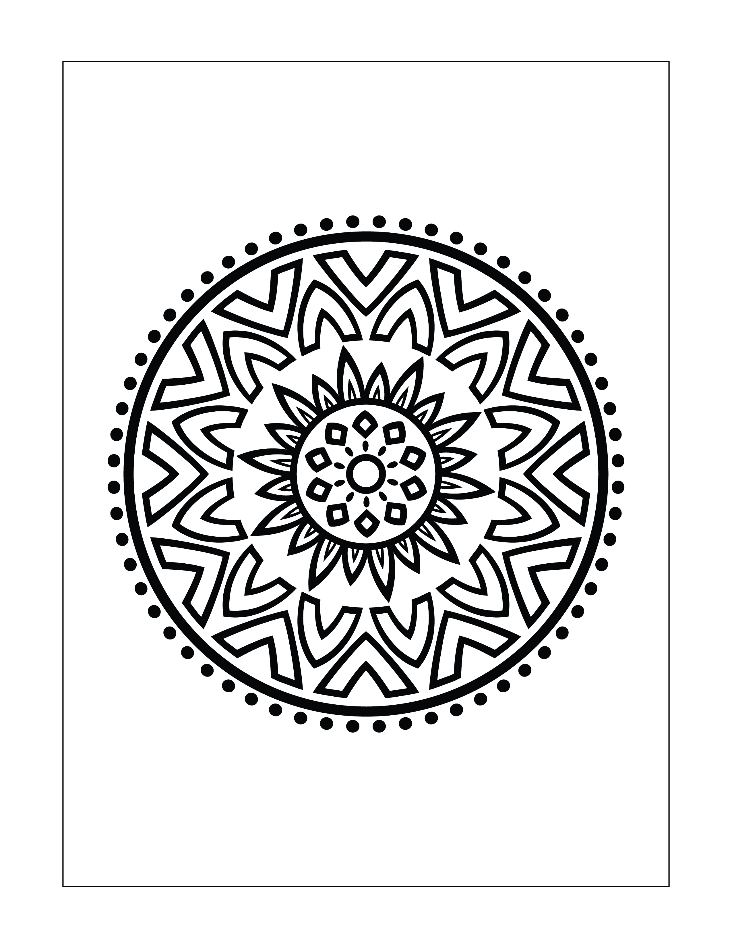 5 Free Mandala Colouring Pages for Adults & Kids – Colour Sonic