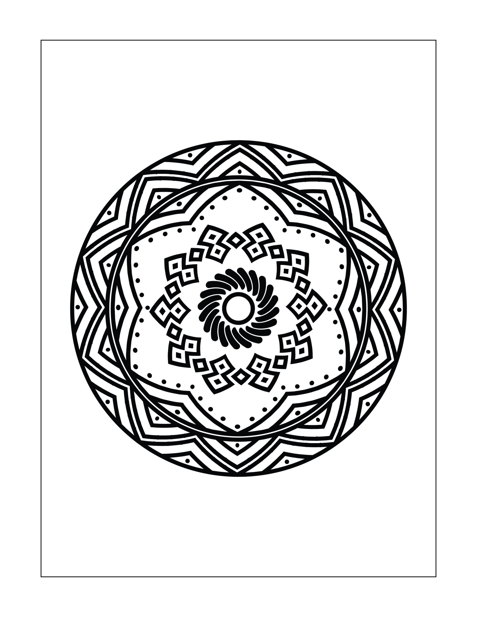 5 Free Mandala Colouring Pages for Adults & Kids – Colour Sonic