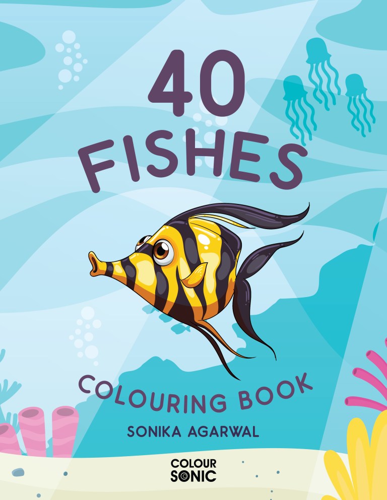 40 Fishes Colouring Book – Colour Sonic