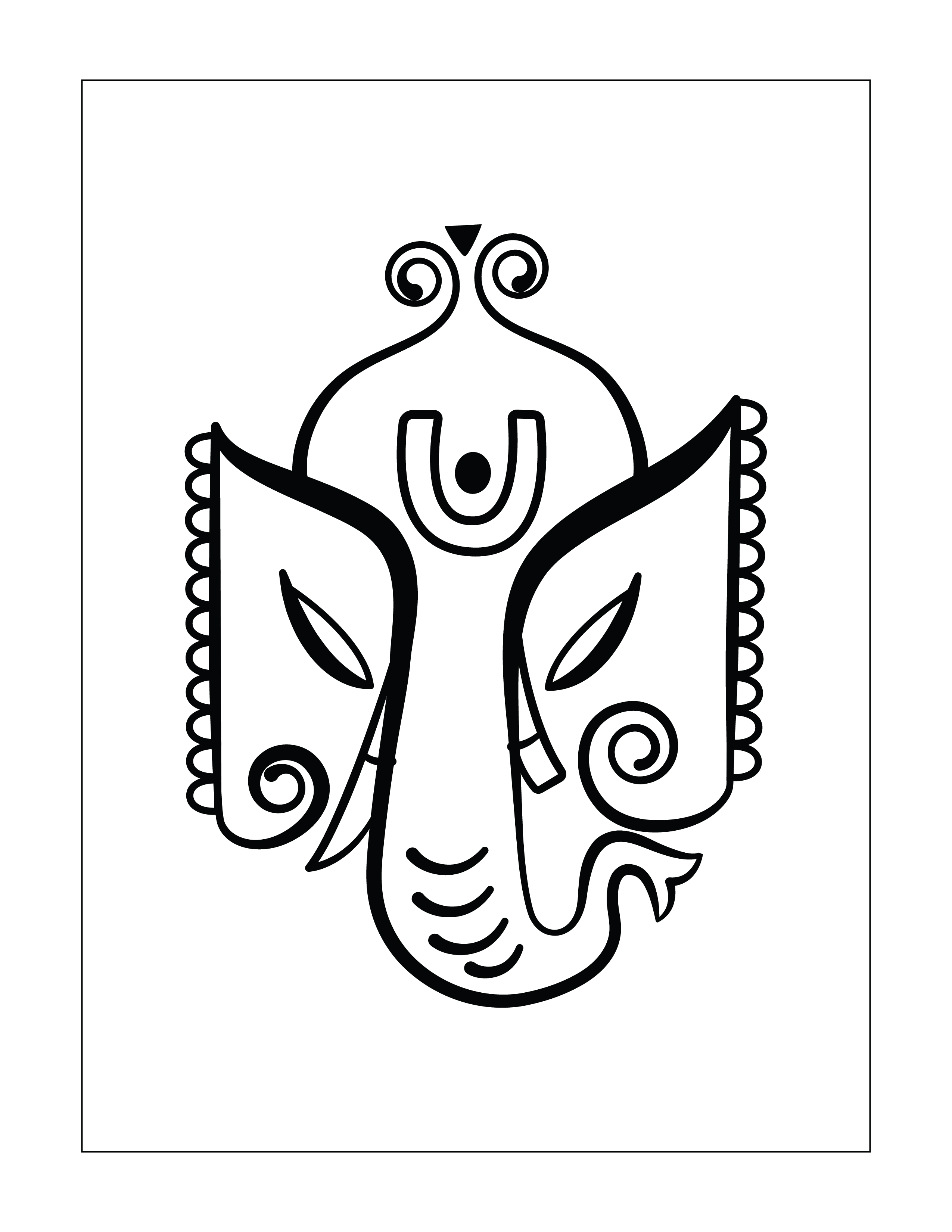 3 Free Printable Colouring Pages of Lord Ganesha – Colour Sonic