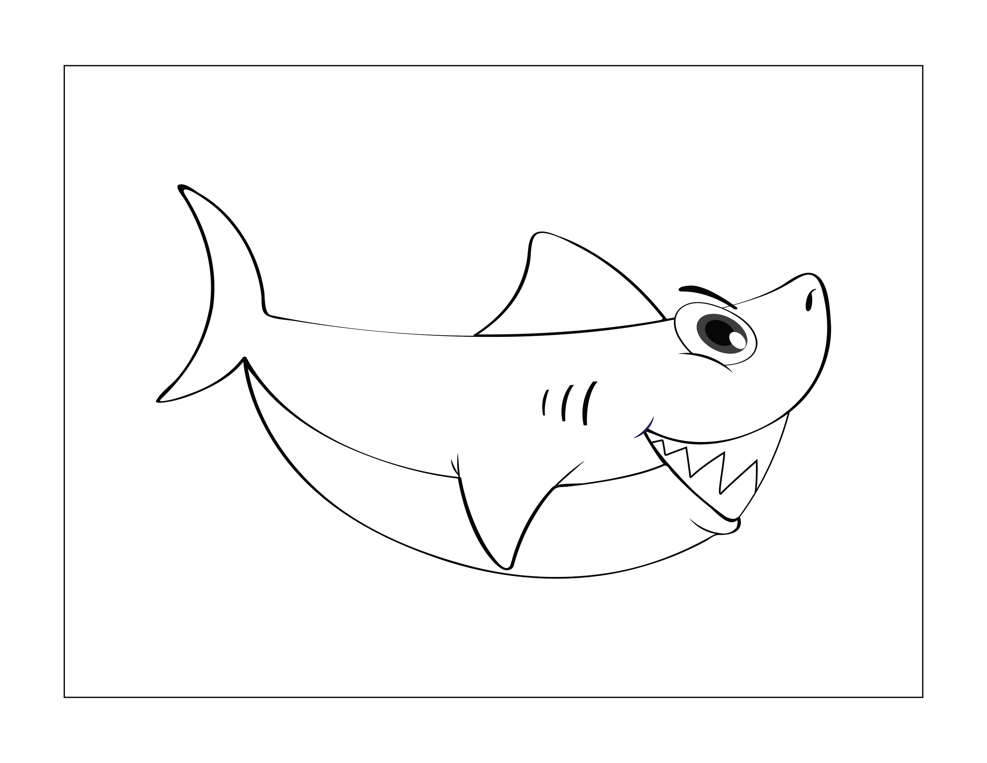 Free 3 Fish Colouring Pages For Kids – Colour Sonic