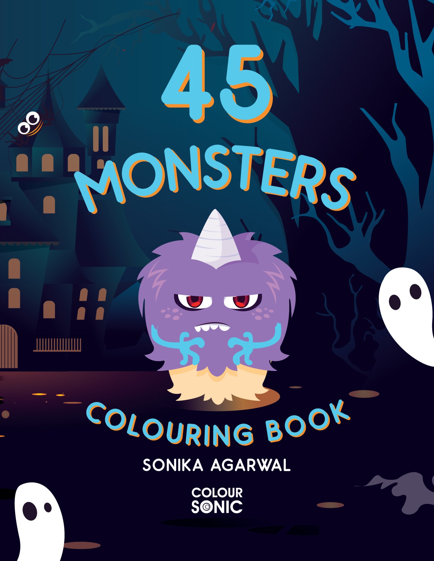 45 Monsters Colouring Book – Colour Sonic