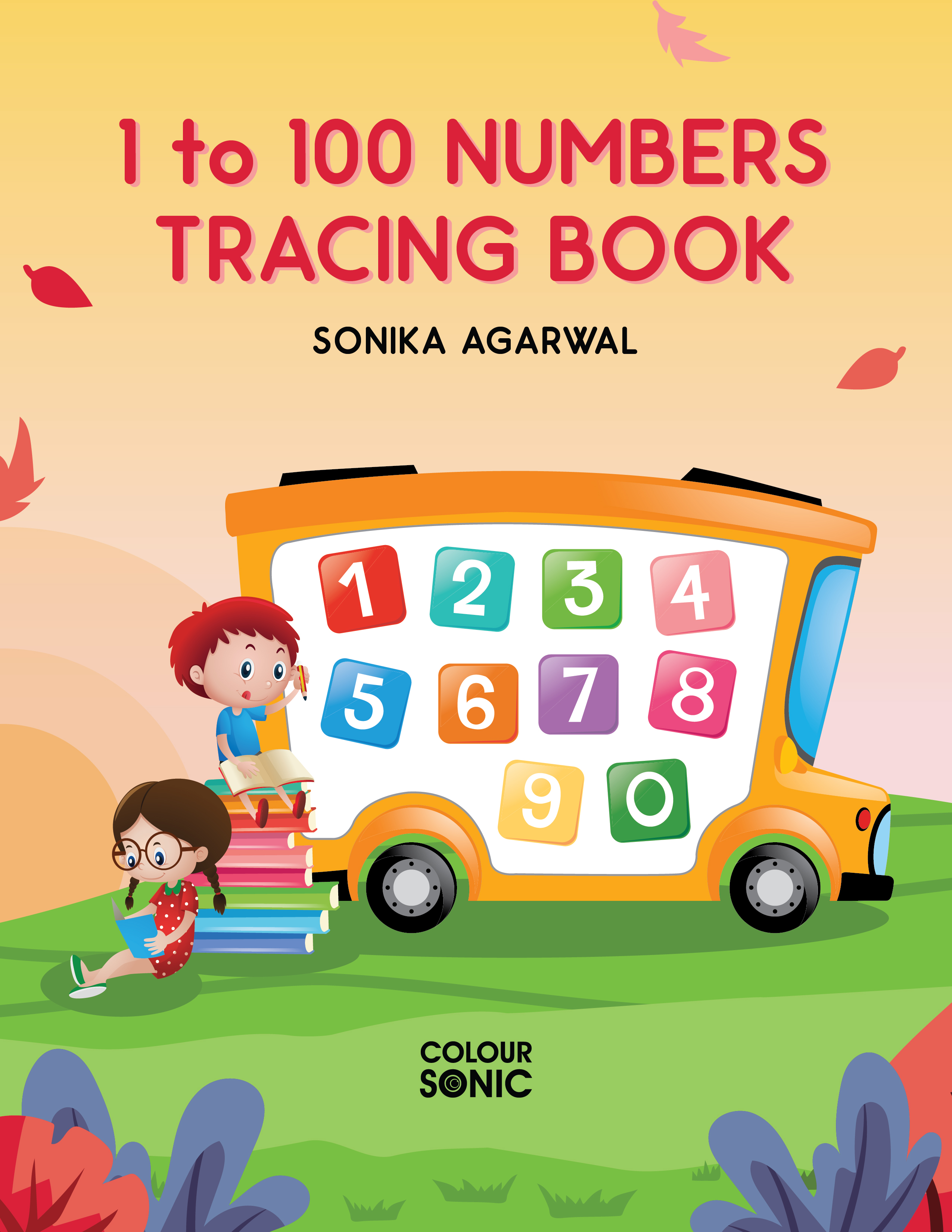 1 to 100 Numbers Tracing Book – Colour Sonic