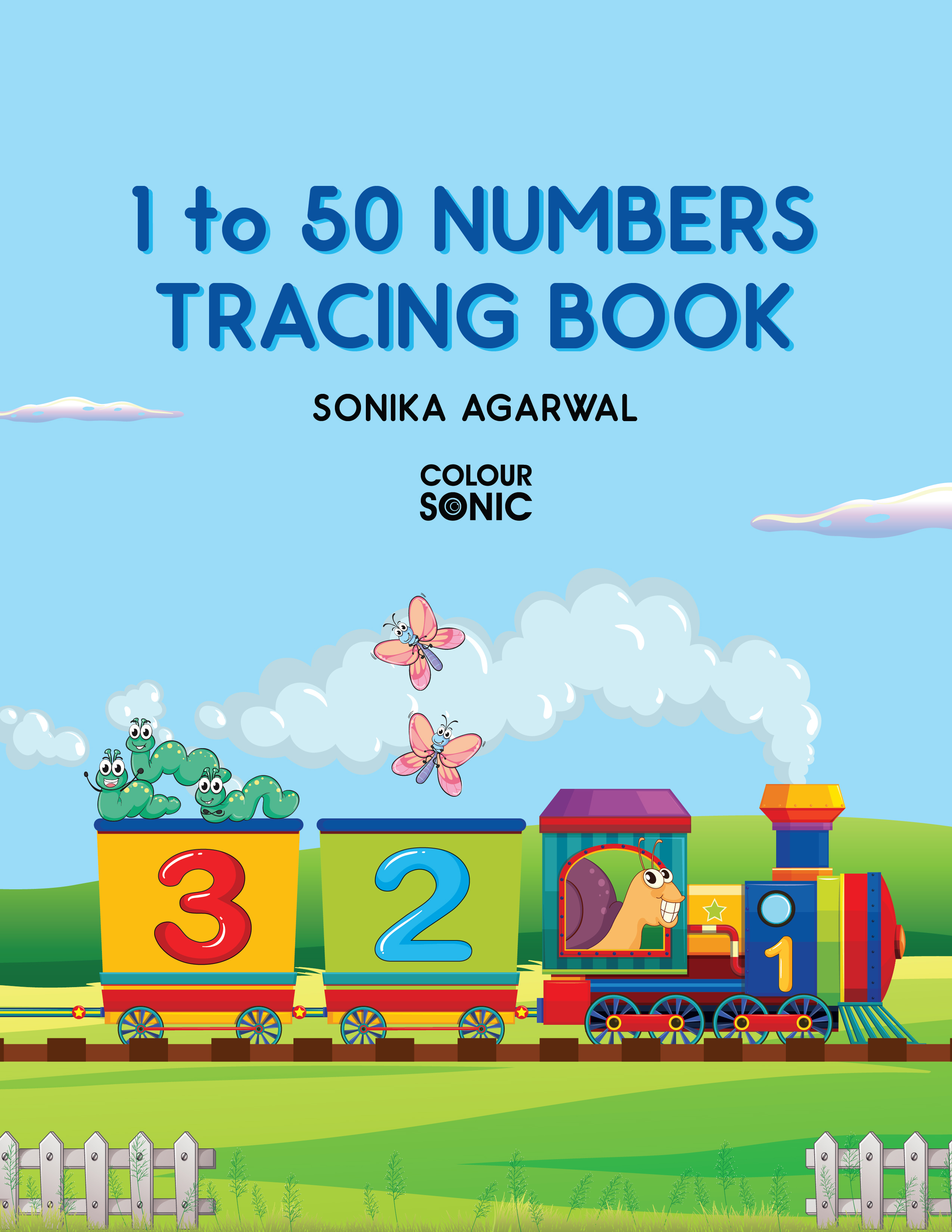 1 to 50 Numbers Tracing Book – Colour Sonic