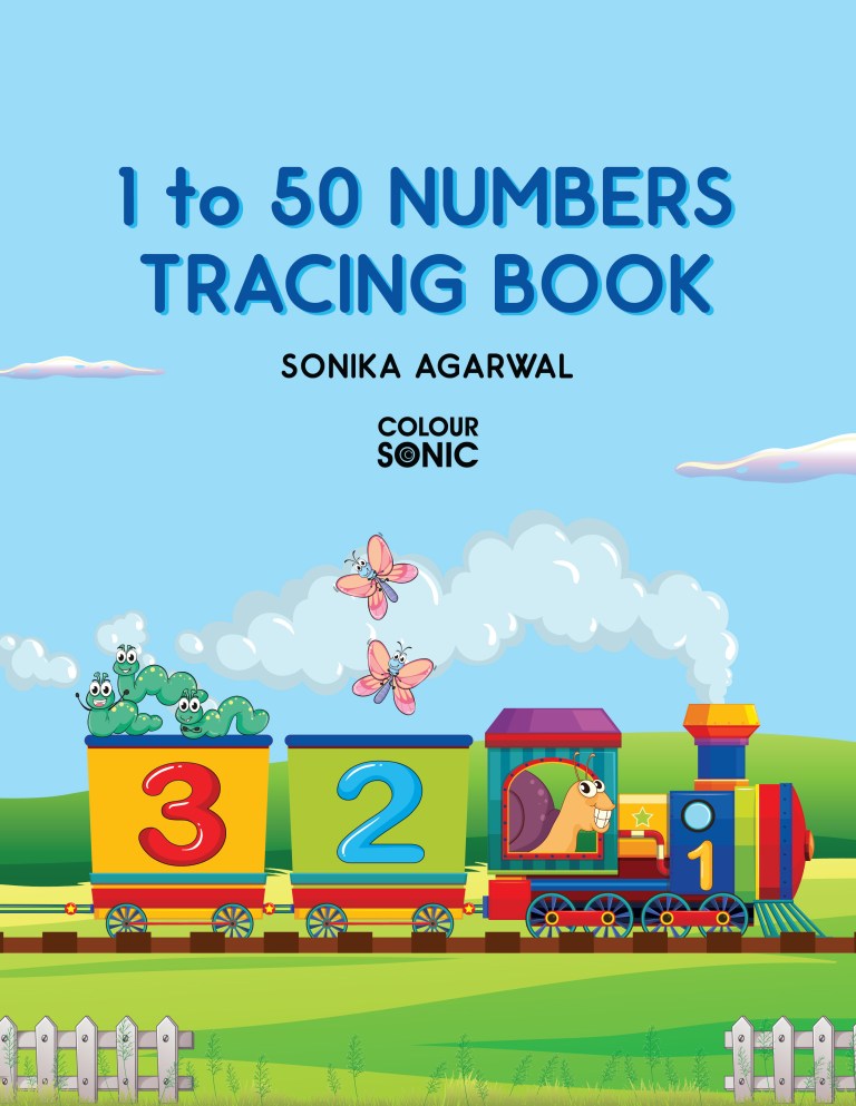 1 to 50 Numbers Tracing Book – Colour Sonic