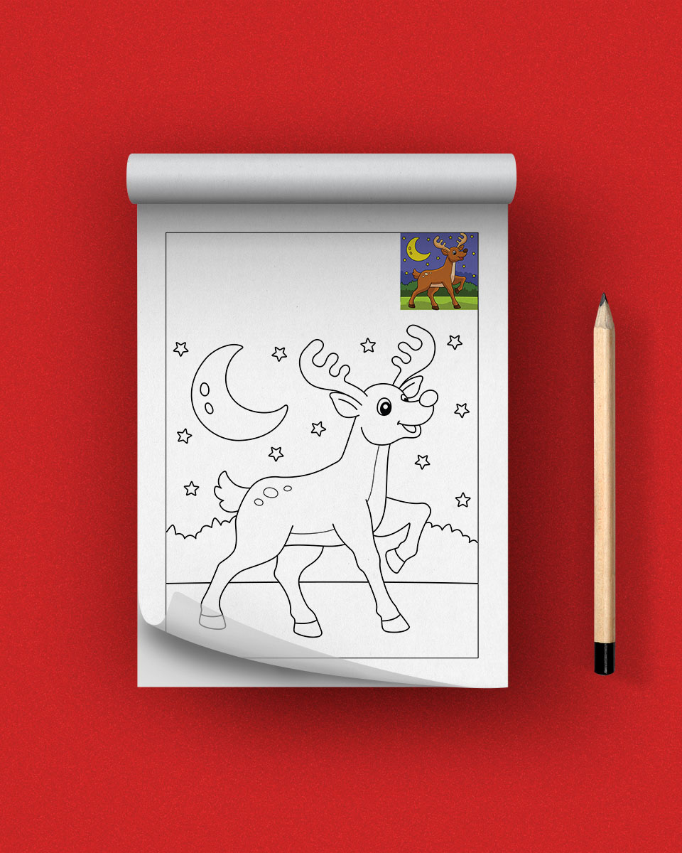 Free 3 Christmas Copy Colouring Pages For Kids – Colour Sonic
